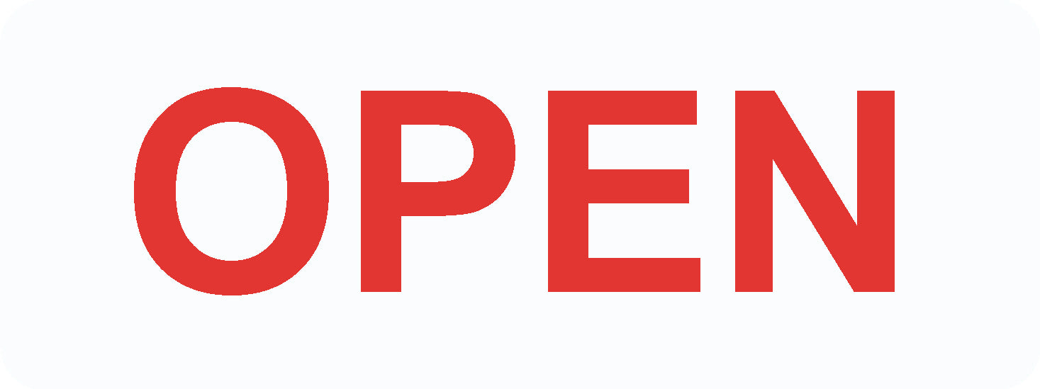 Open – Aircraft Placards